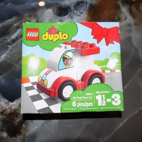 Lego | Toys | Lego Duplo My First Race Car Building Blocks Set 860 6 ...